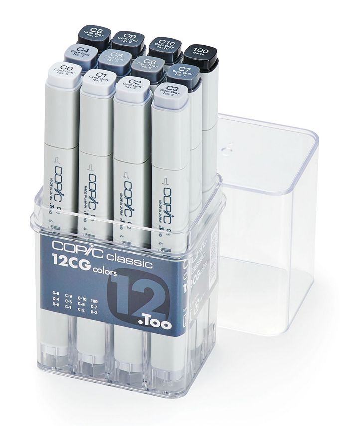 Copic Classic Marker Set, 12 Colors - Macy's