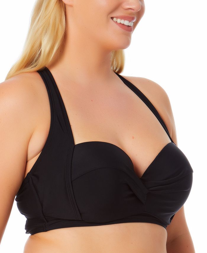 California Waves California Waves Trendy Plus Size Underwire Bikini Top
