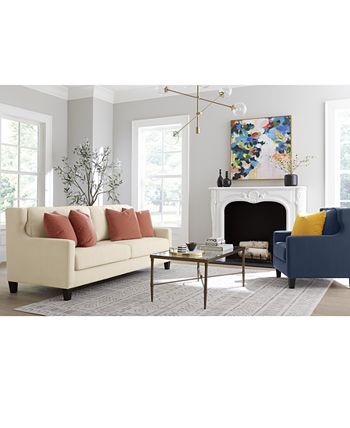 Drew & Jonathan Home CLOSEOUT! Boulevard 84" Fabric Sofa, Created for ...