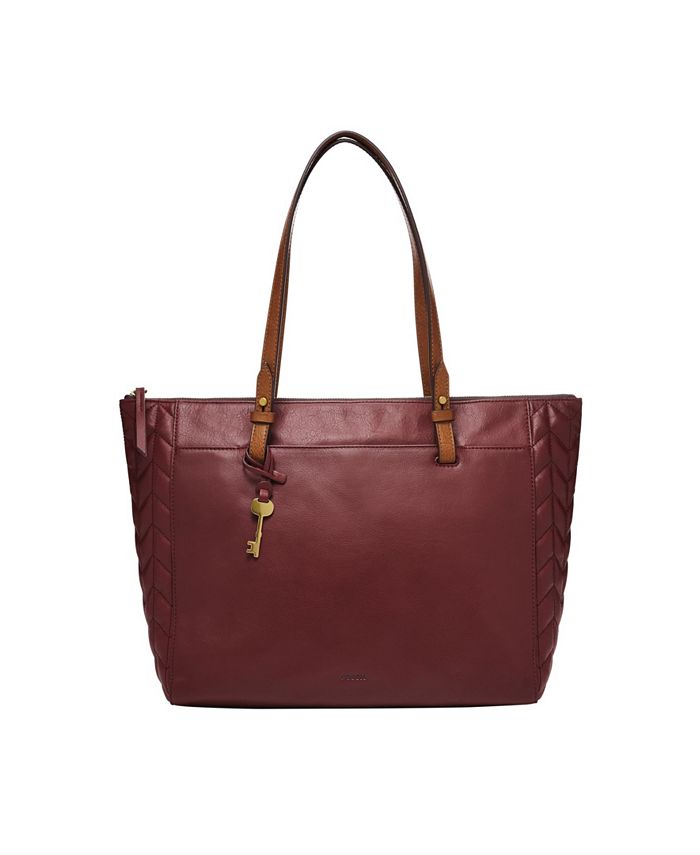 Fossil Women's Rachel Leather Tote - Macy's