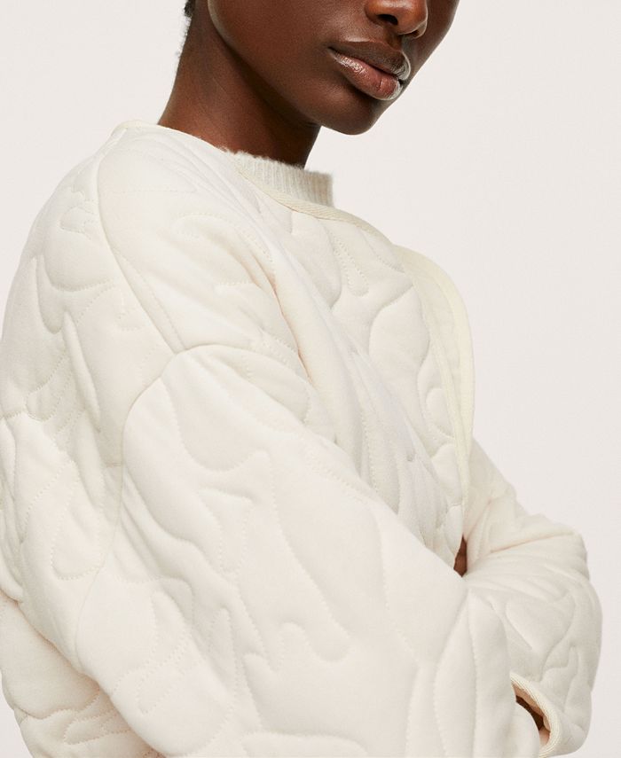 MANGO Women's Textured Cotton-Blend Jacket - Macy's