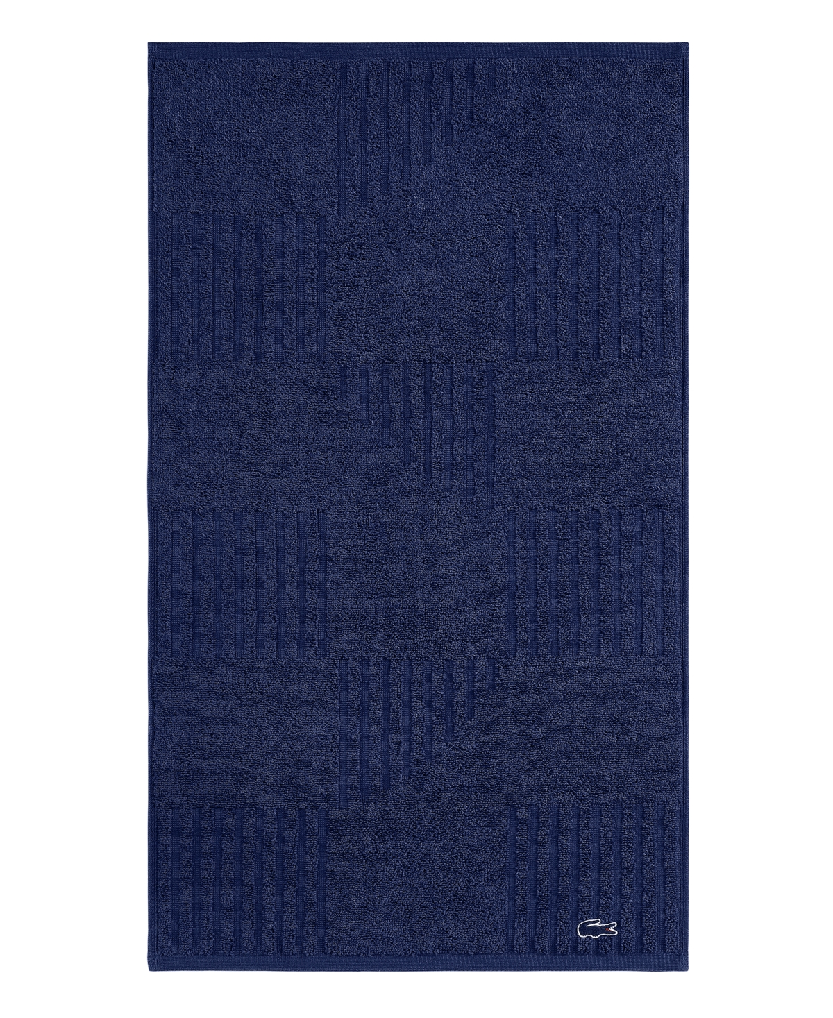 Lacoste Home Lacoste Sculpted Radius Hand Towel Bedding In Oxford Blue ...