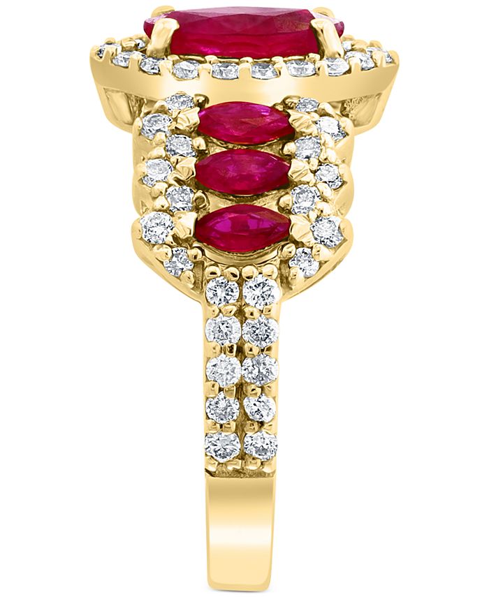 EFFY Collection EFFY® Ruby (1-1/3 ct. t.w.) & Diamond (5/8 ct. t.w ...