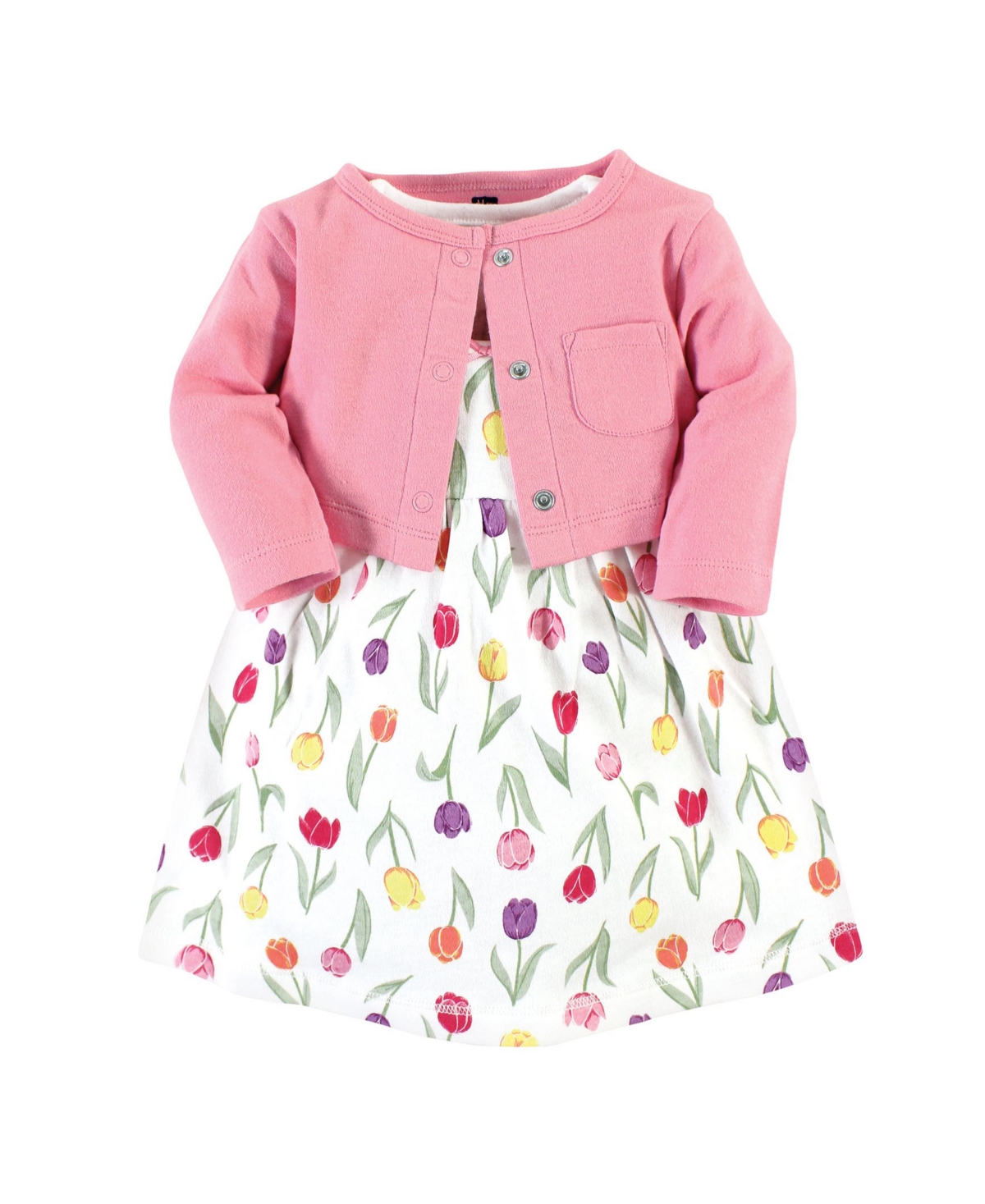 Click here for Hudson Baby Baby Girls Hudson Essential Cotton Dre... prices