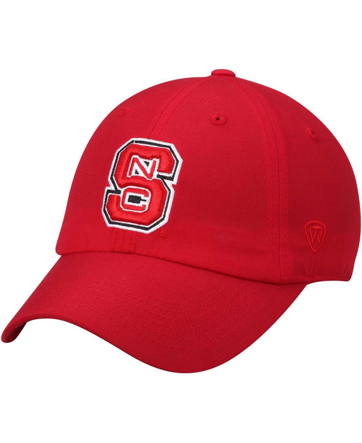 Click here for Mens Red Nc State Wolfpack Primary Logo Staple Adj... prices