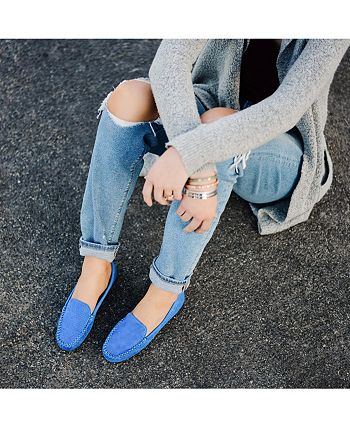 Journee Collection Women's Halsey Perforated Loafers - Macy's