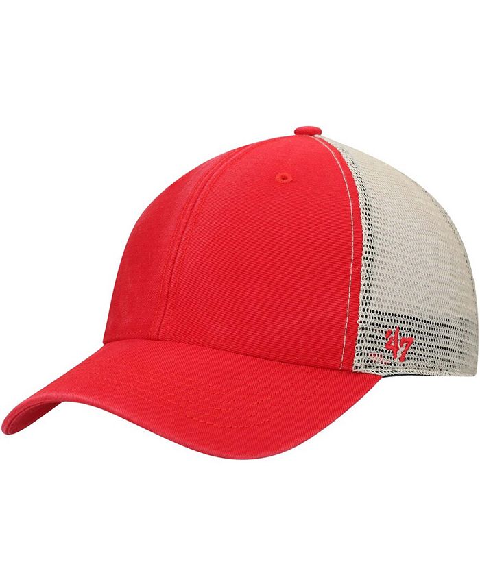 '47 Brand Men's Red, Natural Flagship MVP Snapback Hat - Macy's