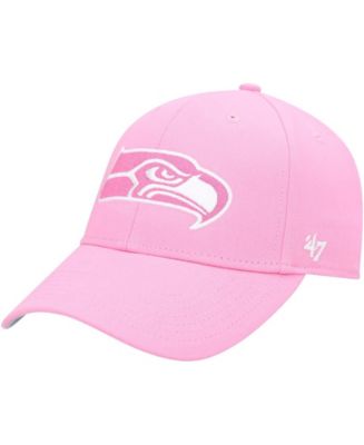 Big Girls Pink Seattle Seahawks Rose MVP Adjustable Hat - Macy's