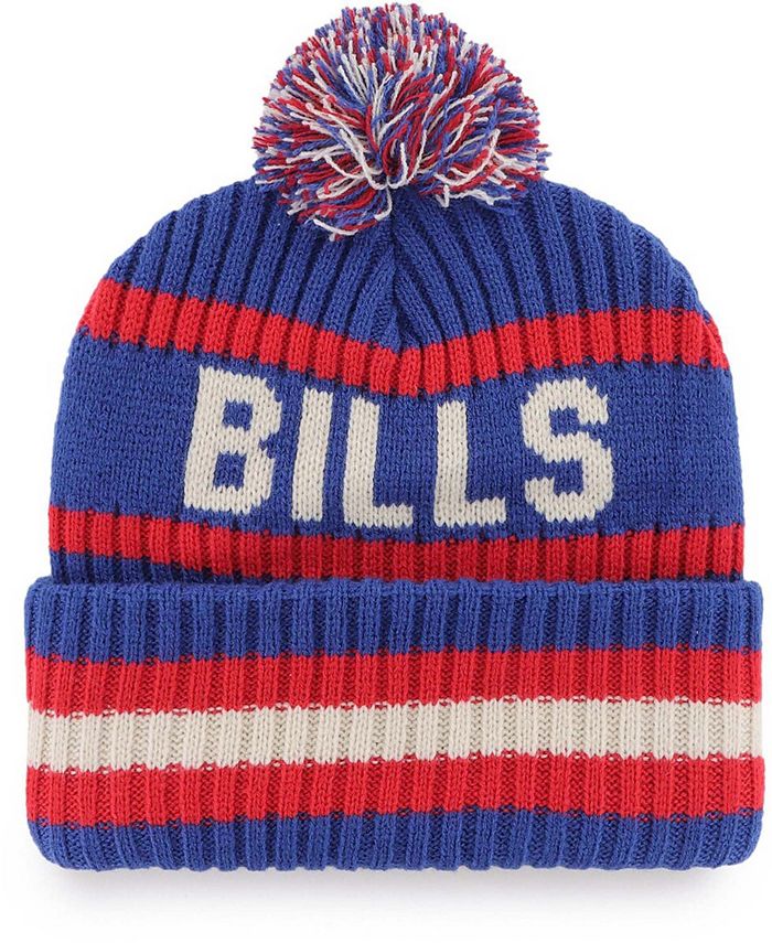 '47 Brand Men's Royal Buffalo Bills Legacy Bering Cuffed Knit Hat with ...