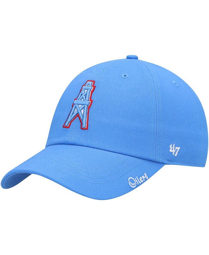 '47 Brand Women's Light Blue Houston Oilers Miata Clean Up Legacy ...