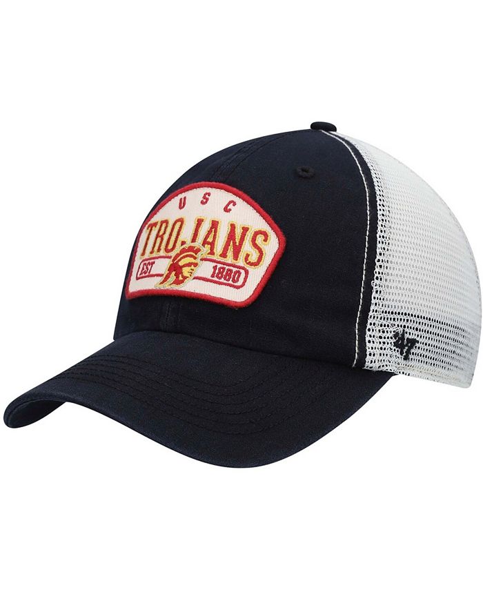 '47 Brand Men's Black USC Trojans Penwald Trucker Snapback Hat - Macy's