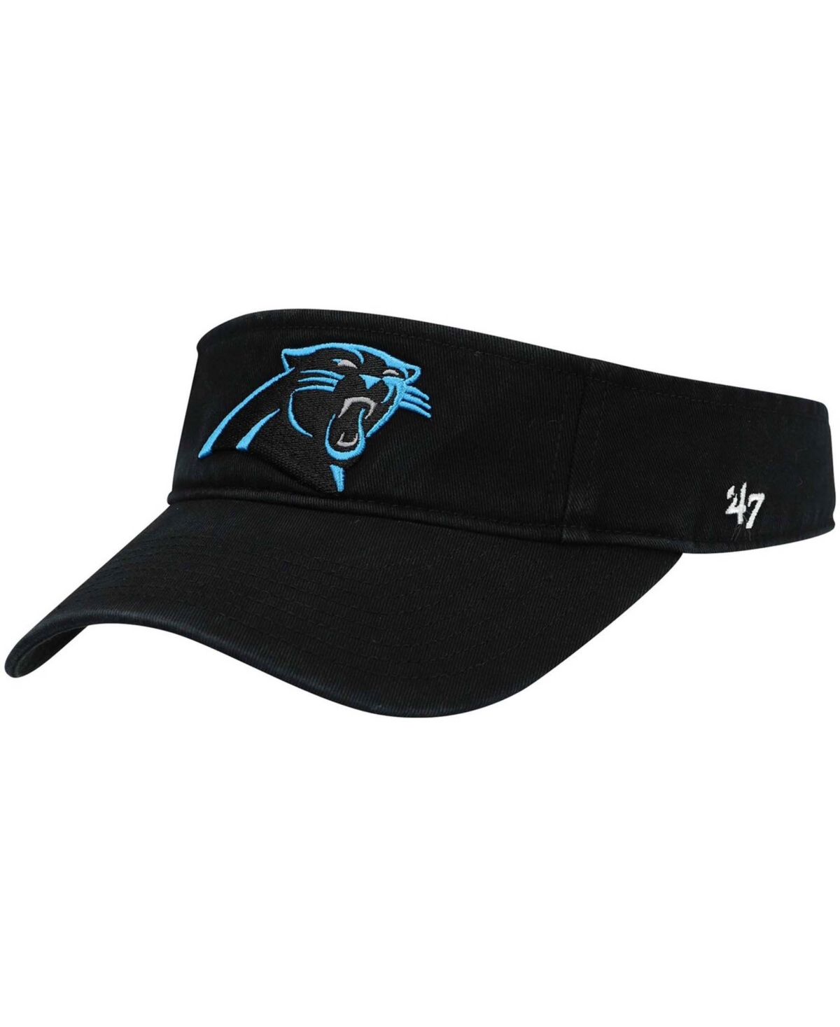 Click here for Mens Black Carolina Panthers Clean Up Visor - Blac... prices