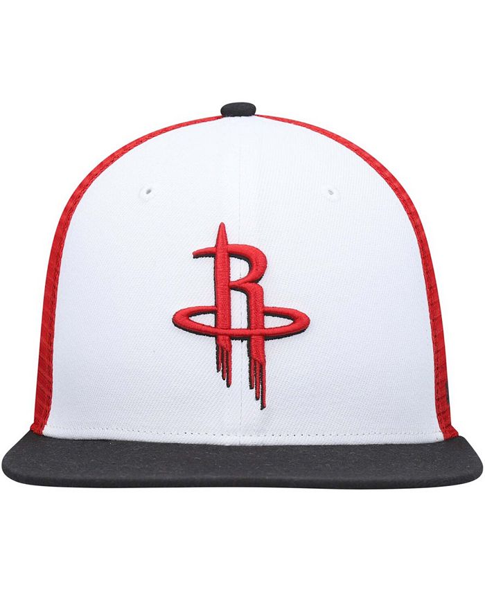 '47 Brand Men's White, Black Houston Rockets Gambino Captain Snapback ...