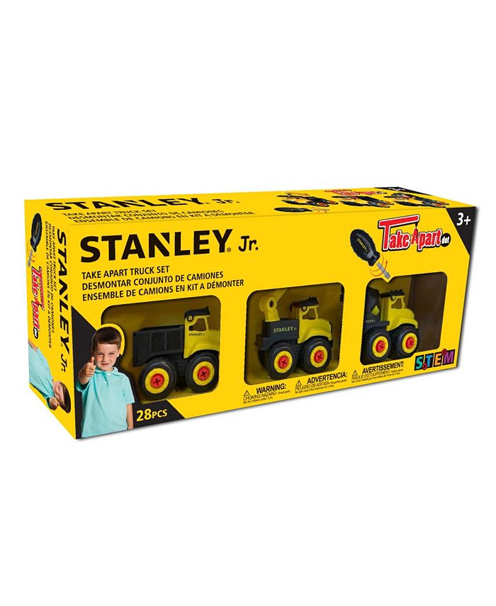 Stanley Jr. 28 Piece Take Apart Dot Trucks Set - Macy's