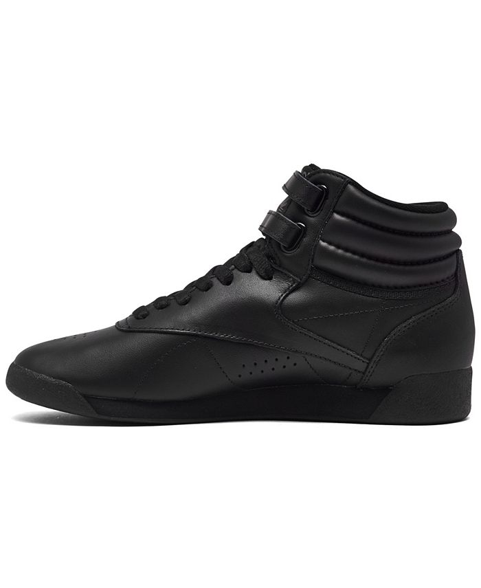 Reebok Women's Freestyle High Top Casual Sneakers from Finish Line - Macy's