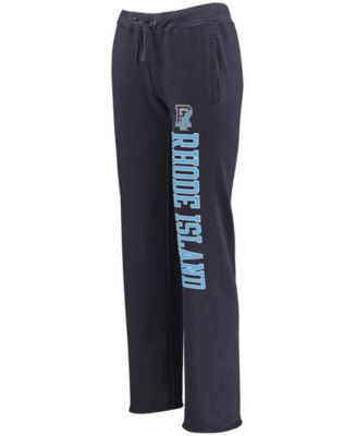 Women's Navy Rhode Island Rams Sideblocker Sweatpants - Macy's