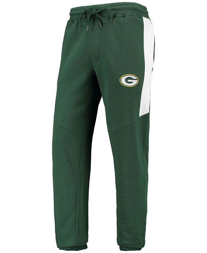 Starter Men's Green Green Bay Packers Goal Post Fleece Pants - Macy's