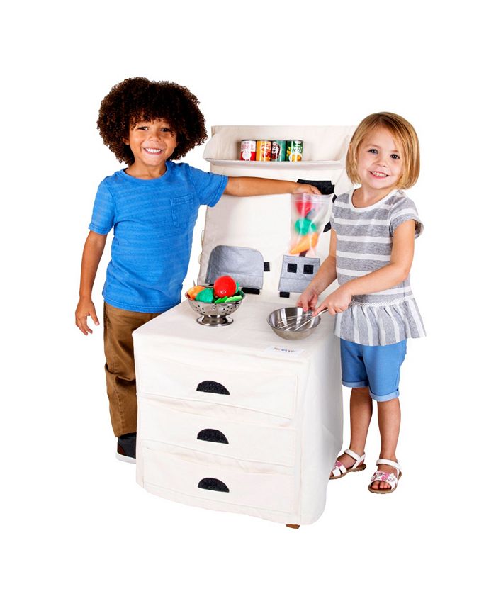 Salus Brands PopOhVer Pretend Play Kitchen Counter Play Set, 3 Piece ...