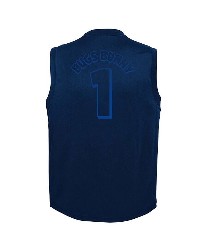 Outerstuff Big Boys Navy Dallas Mavericks Space Jam 2 Slam Dunk Mesh Tank Top - Macy's