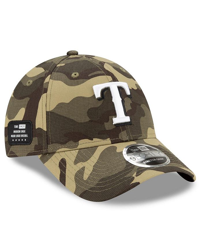 New Era Men's Camo Texas Rangers 2021 Armed Forces Day 9FORTY ...