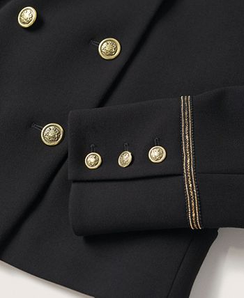 MANGO Women's Double-Breasted Jacket with Buttons - Macy's