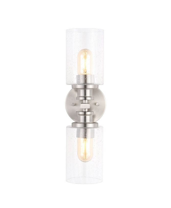 JONATHAN Y Jules Edison Cylinder 2-Light Farmhouse Contemporary LED ...