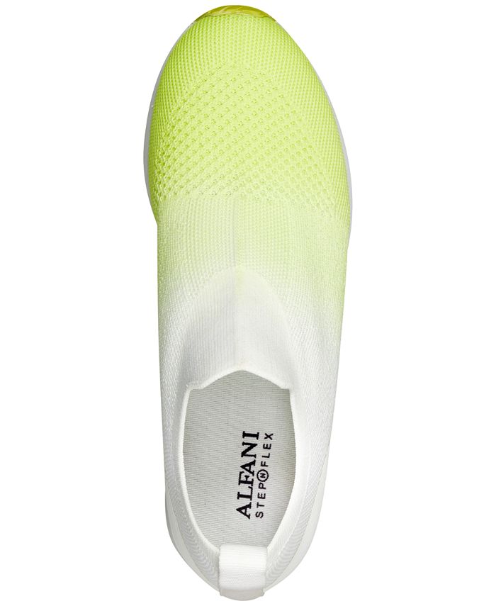 Alfani Women's Websterr Knit Wedge Sneakers, Created for Macy's ...