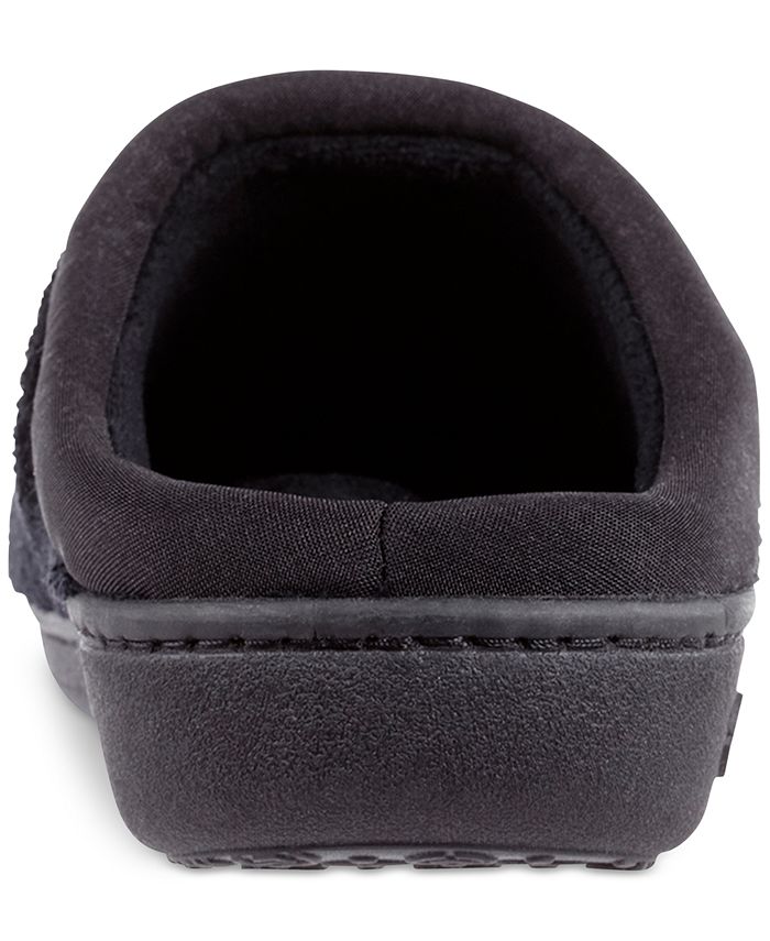 Isotoner Signature Microterry Pillowstep Slippers with Satin Trim - Macy's
