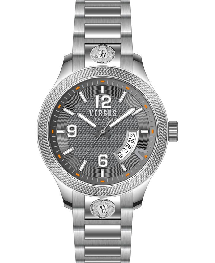 Versus Versace Versus by Versace Men's Reale Silver-tone Stainless ...