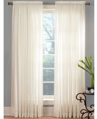 Miller Curtains CLOSEOUT! Sheer Angelica Voile 59" x 84" Panel - Macy's