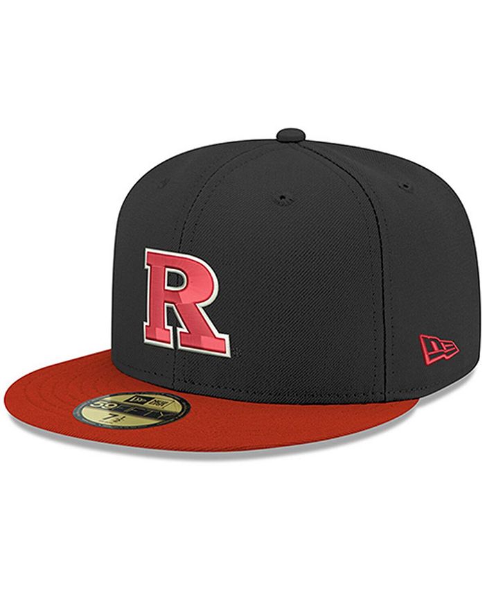 New Era Men's Black and Scarlet Rutgers Scarlet Knights NCAA Basic ...