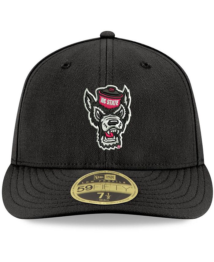 New Era Men's Black NC State Wolfpack Basic Low Profile 59FIFTY Fitted ...