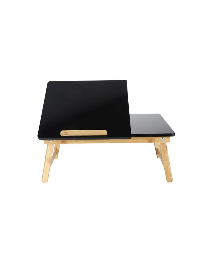 Mind Reader Bed Tray, Adjustable Lap Desk Breakfast Table with Foldable ...