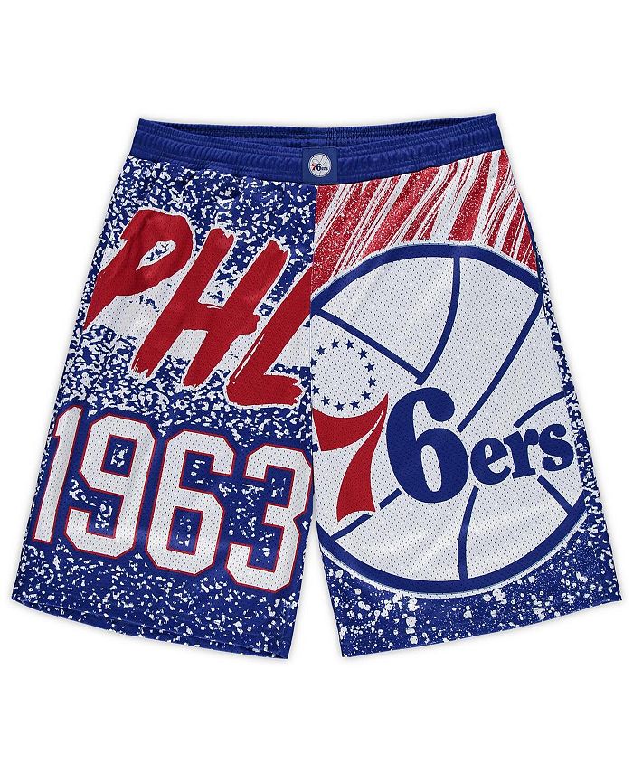 Mitchell & Ness Men's Royal Philadelphia 76ers Big and Tall Hardwood ...