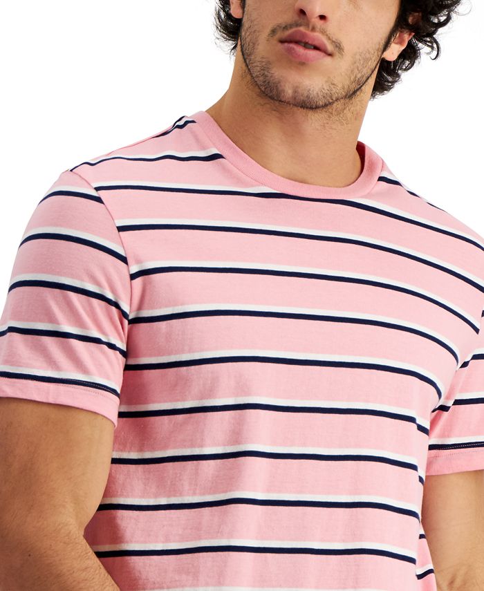 Club Room Mens Triple Stripe T Shirt Created For Macys And Reviews