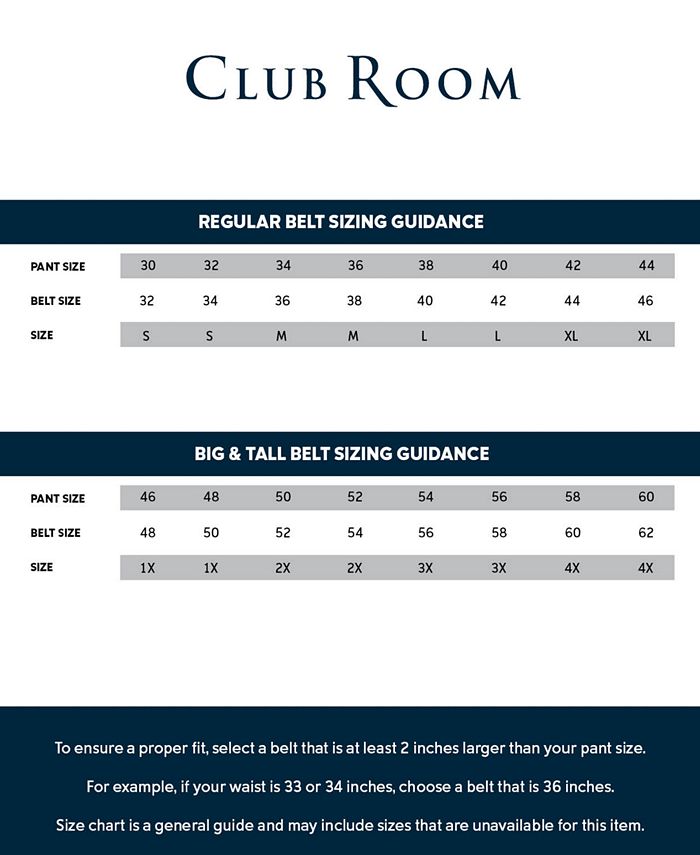 Club Room Men's Faux Leather Pebble Grain Stretch Belt, Created for ...