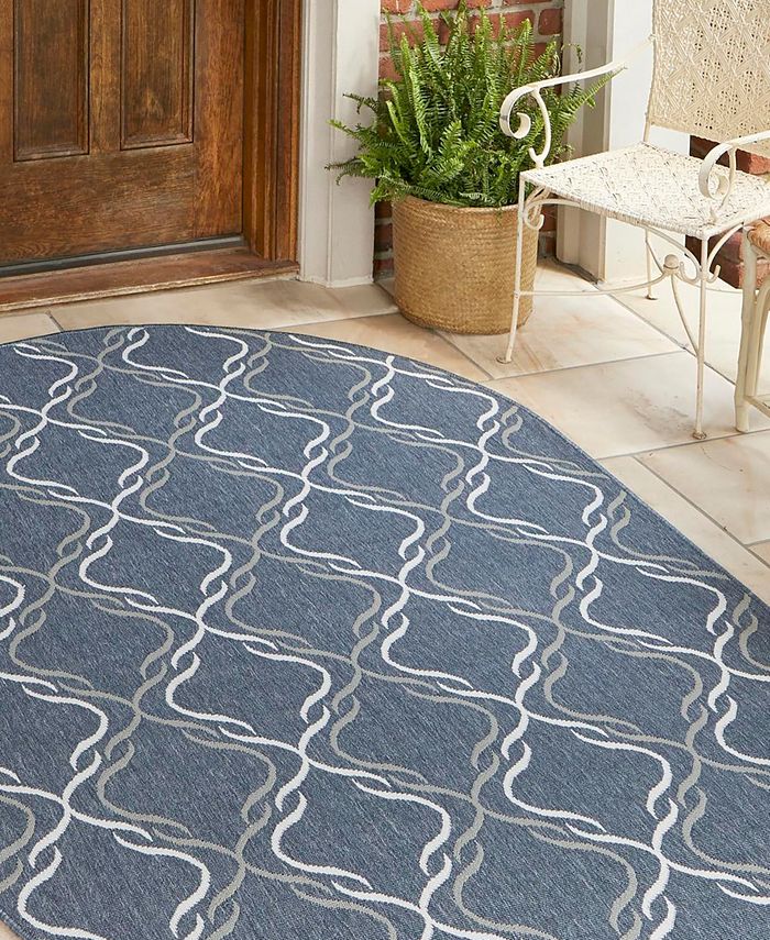 Bayshore Home Outdoor BH Pashio Trellis II Parmaklik 5'3" x 8' Oval ...