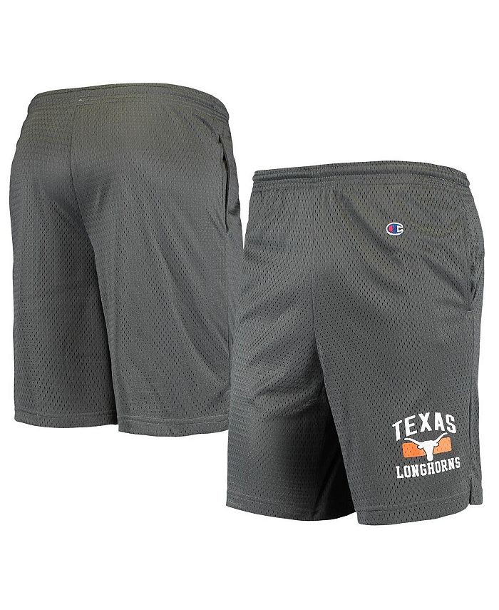 Champion Men's Charcoal Texas Longhorns Mesh Shorts - Macy's