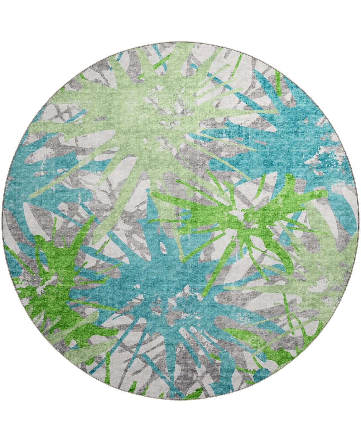 Click here for Dalyn Brisbane BR6 8 x 8 Round Area Rug - Green  B... prices
