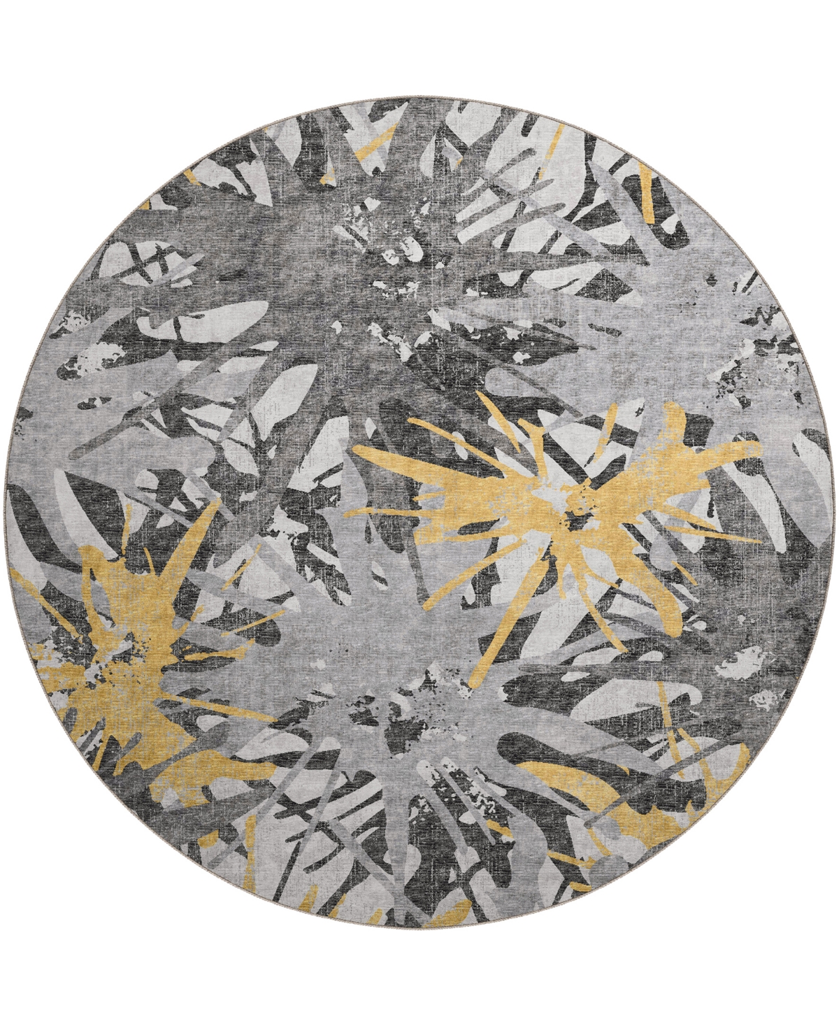 Click here for Dalyn Brisbane BR6 8 x 8 Round Area Rug - Gold-Ton... prices