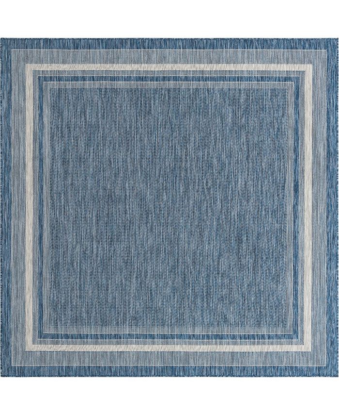 Bayshore Home Outdoor Pashio Border II Soft Border 7'10" x 7'10" Square ...