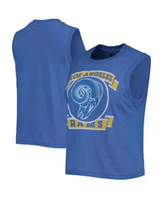 Women's Junk Food Royal Los Angeles Rams Rib Ranger Muscle Tank Top ...