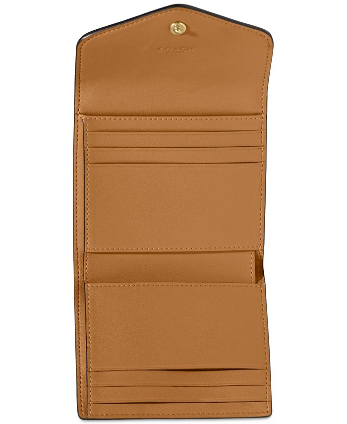 COACH Leather Small Wallet - Macy's