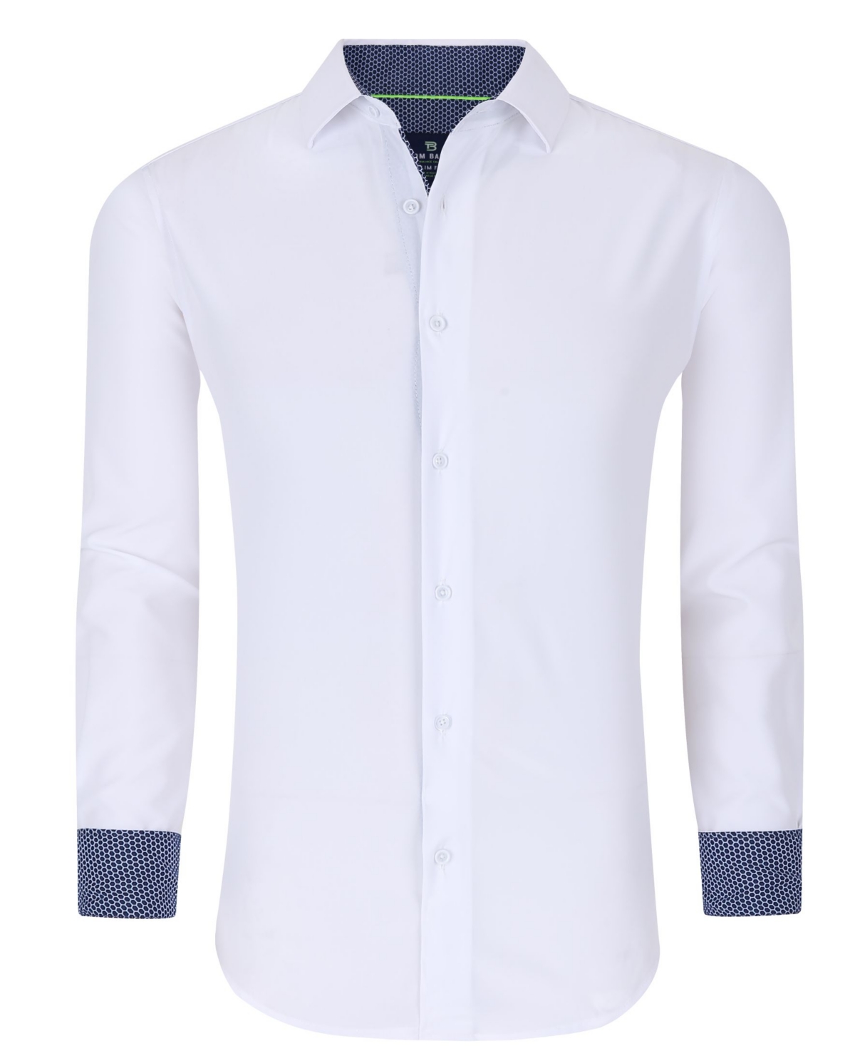 Click here for Tom Baine Mens Slim Fit Performance Solid Button D... prices