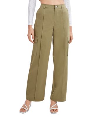 BCBGeneration Wide Leg Cargo Pants - Macy's