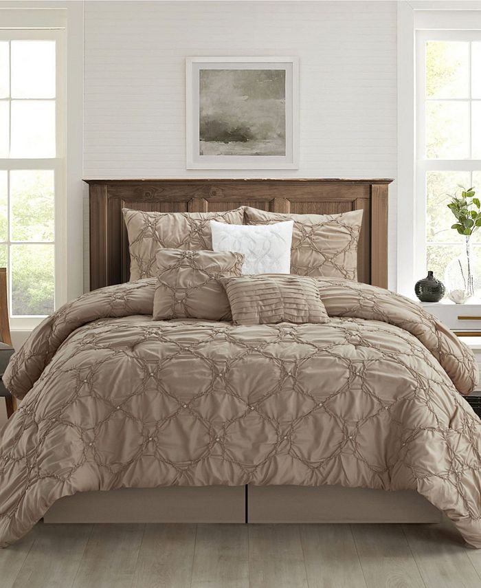 Stratford Park Marilou 7-Piece Comforter Set, Queen - Macy's
