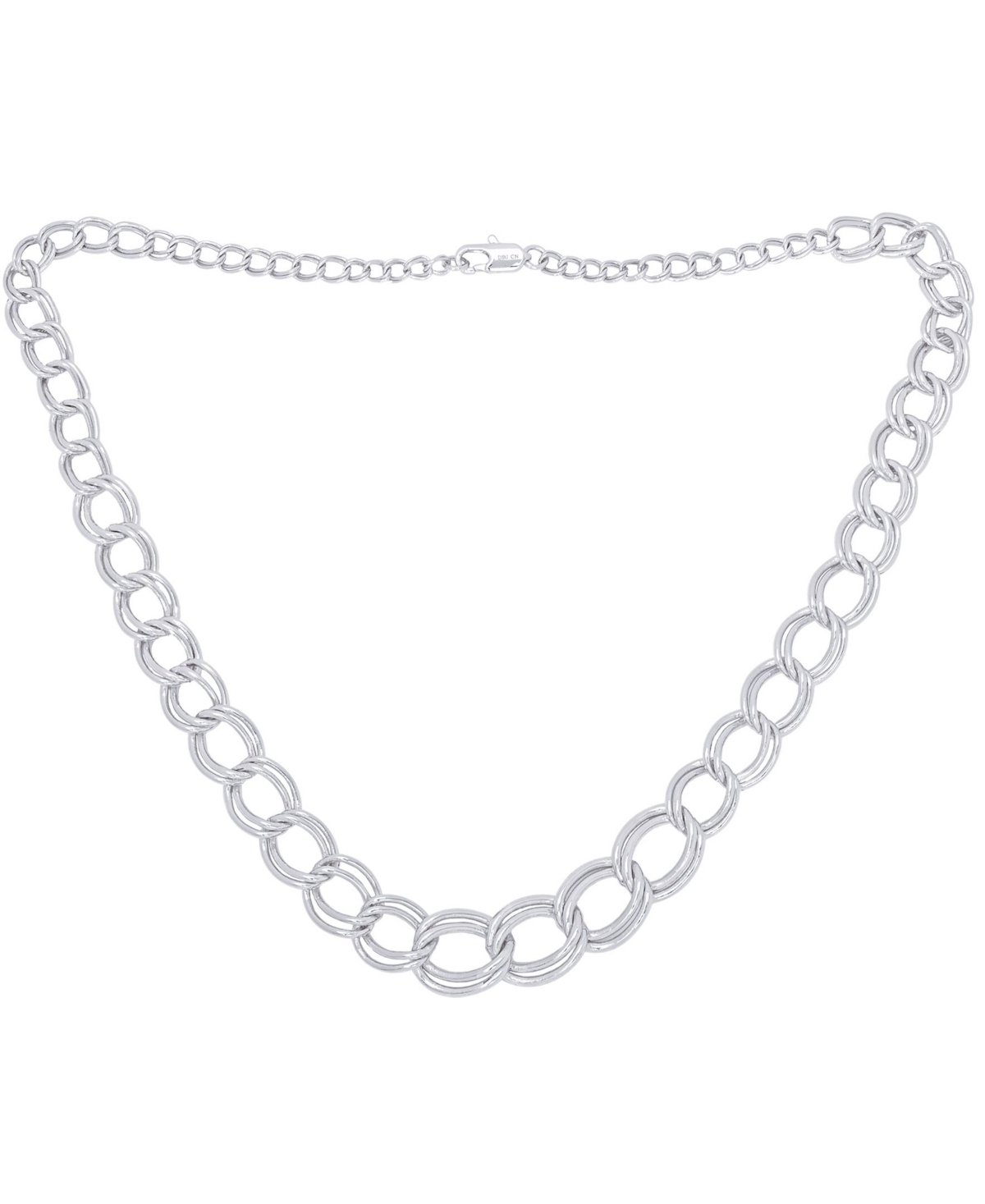 Click here for Diamond Accent Graduated Chain Necklace - Silver prices