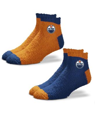 Women's For Bare Feet Edmonton Oilers 2-Pack Team Sleep Soft Socks - Macy's