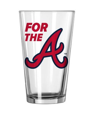 Atlanta Braves 16 oz Team Slogan Pint Glass - Macy's