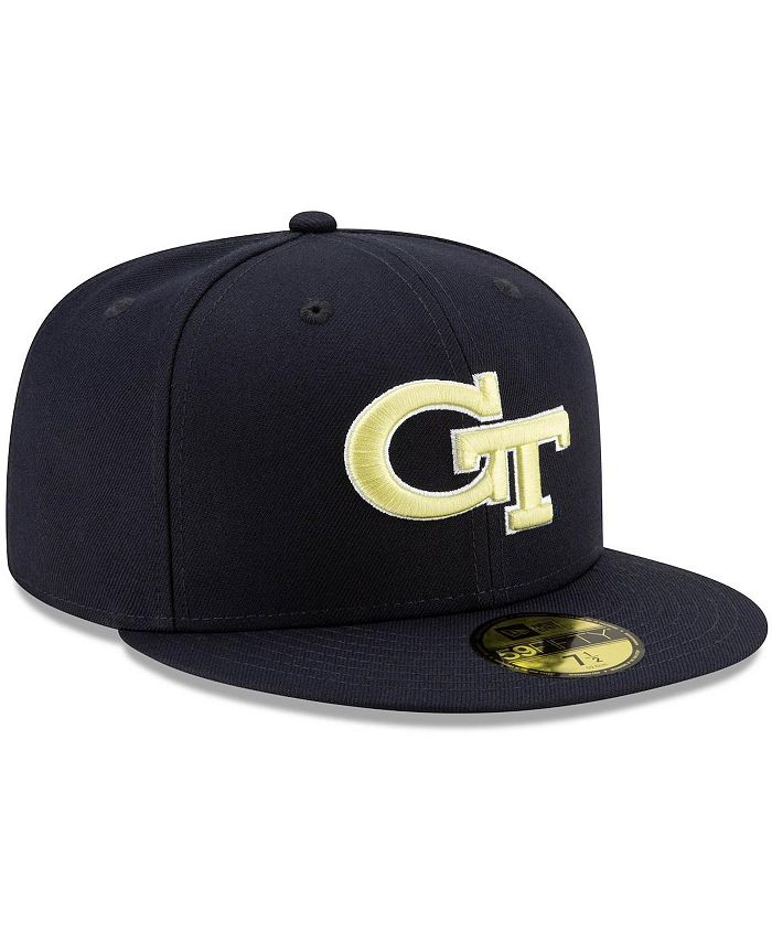New Era Men's Navy Georgia Tech Yellow Jackets Primary Team Logo Basic ...